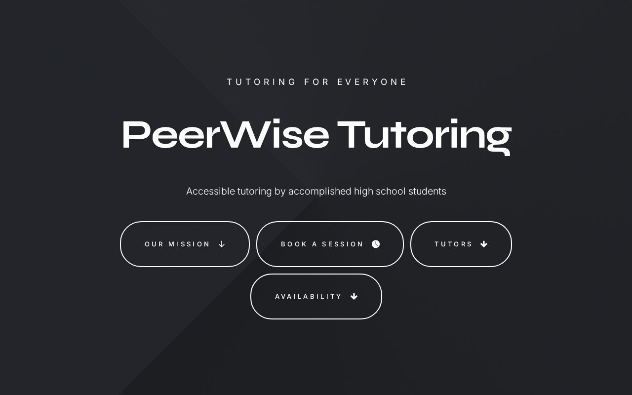 PeerWise Tutoring